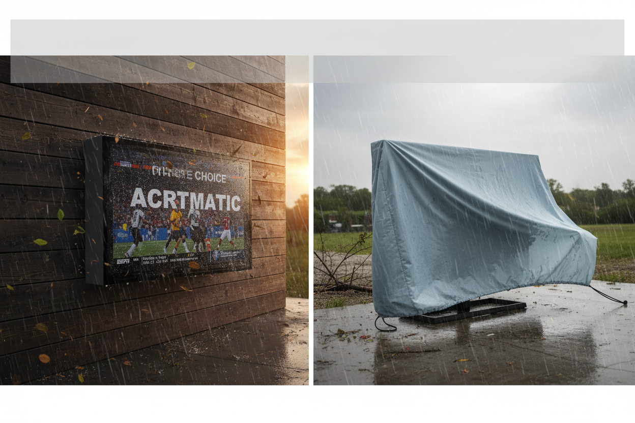 Hard Enclosure or Soft Cover? The Outdoor TV Protection Debate Explain ...