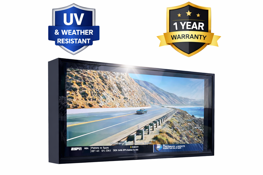 Weatherproof Outdoor TV Enclosure & Cover – AcrtMatic TV Enclosure